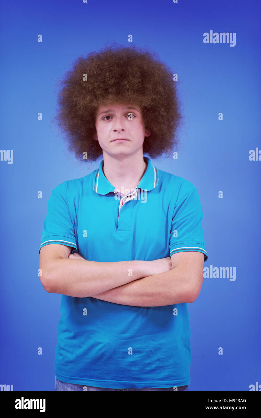 Sad man and distorted face hi-res stock photography and images - Alamy