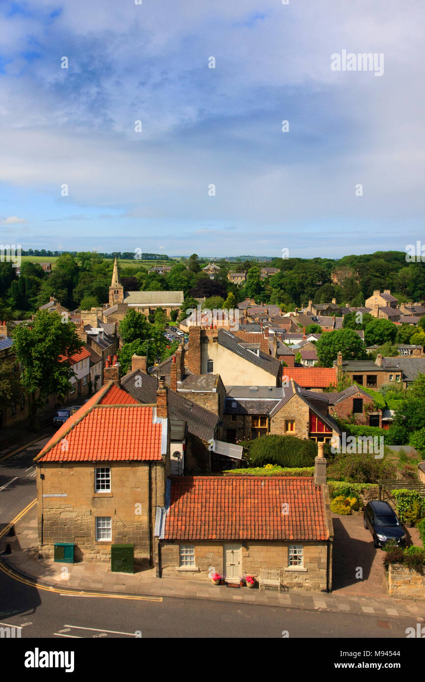 Warkworth Morpeth Northumberland UK Stock Photo - Alamy