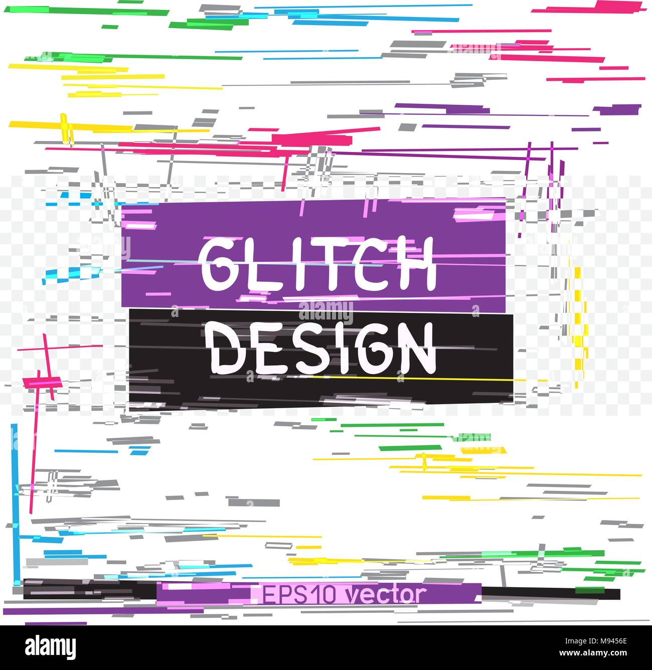 Rainbow light distortion Stock Vector Images - Alamy
