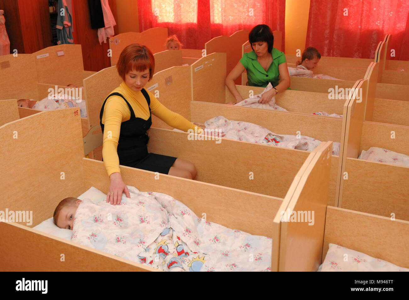 Russia nurse babies hi-res stock photography and images - Alamy