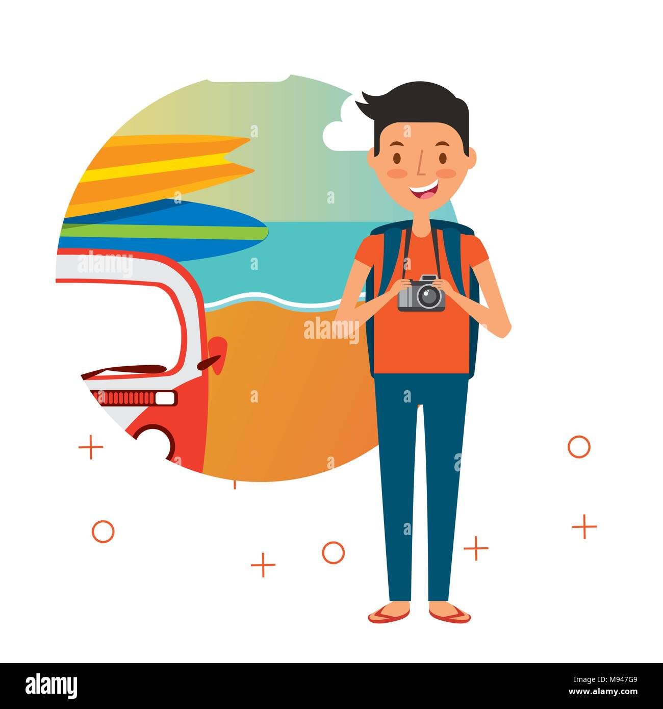 summer people vacations Stock Vector Image & Art - Alamy