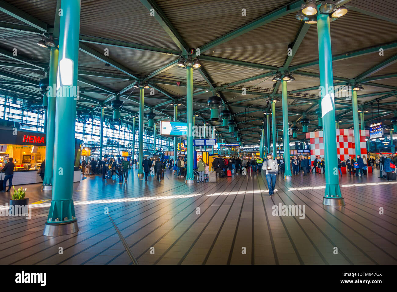Schiphol railway line hi-res stock photography and images - Alamy