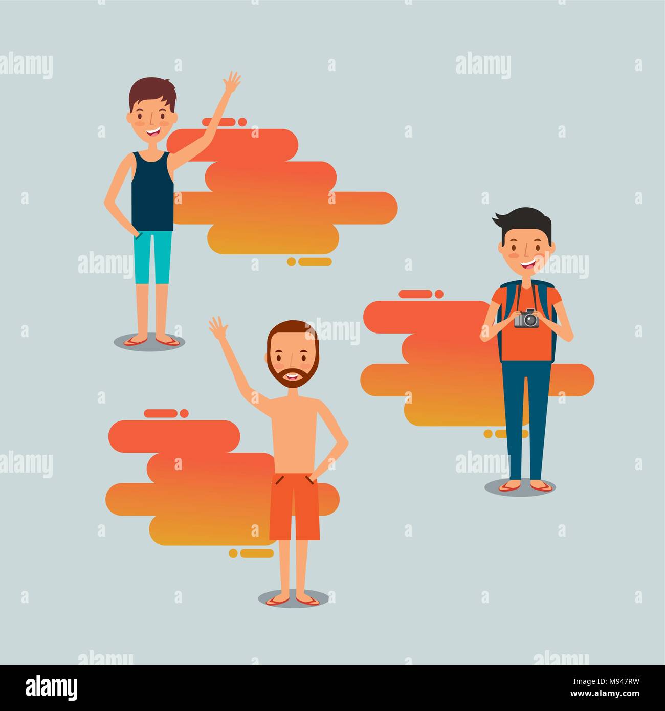 summer people vacations Stock Vector Image & Art - Alamy