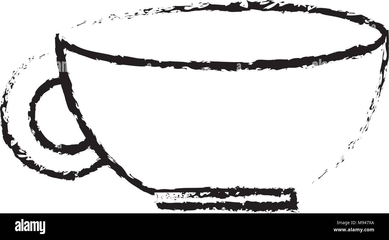 coffee cup ceramic handle image Stock Vector Image & Art - Alamy