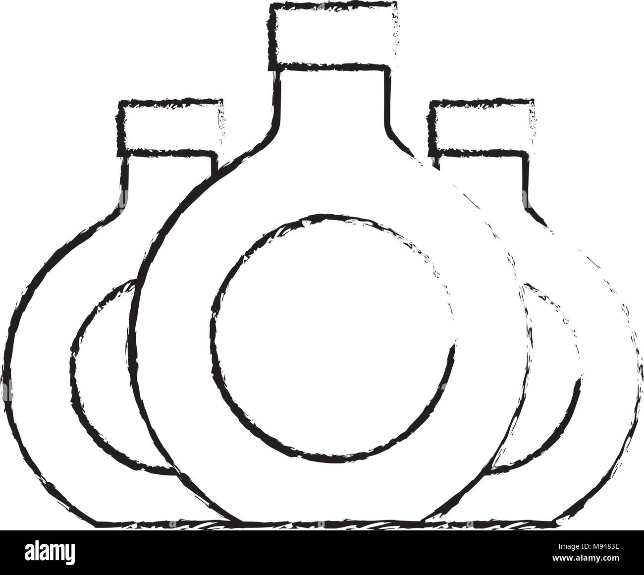 Green wine bottle on Black and White Stock Photos & Images - Alamy