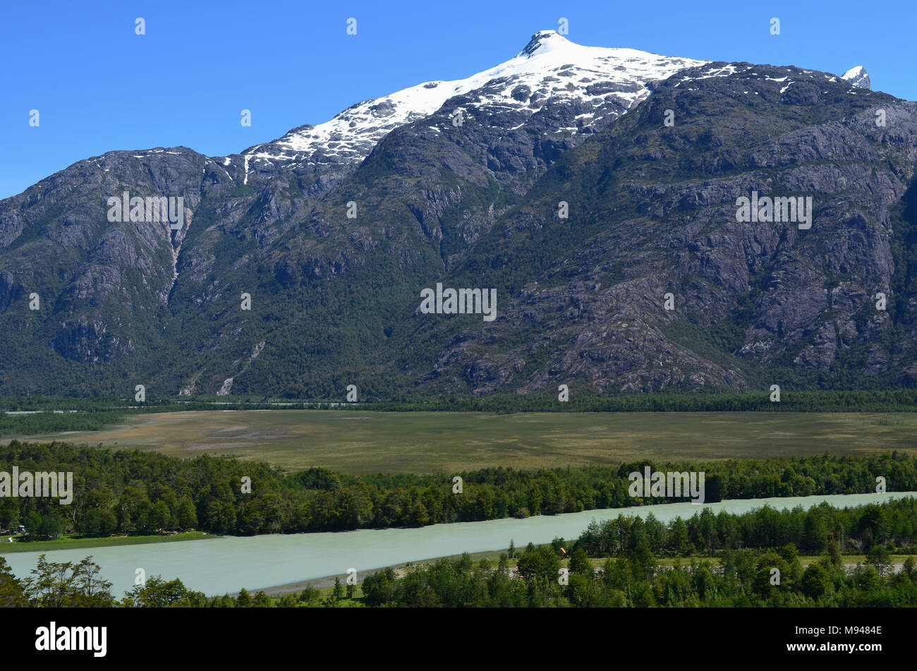 Baker river patagonia dam hi-res stock photography and images - Alamy