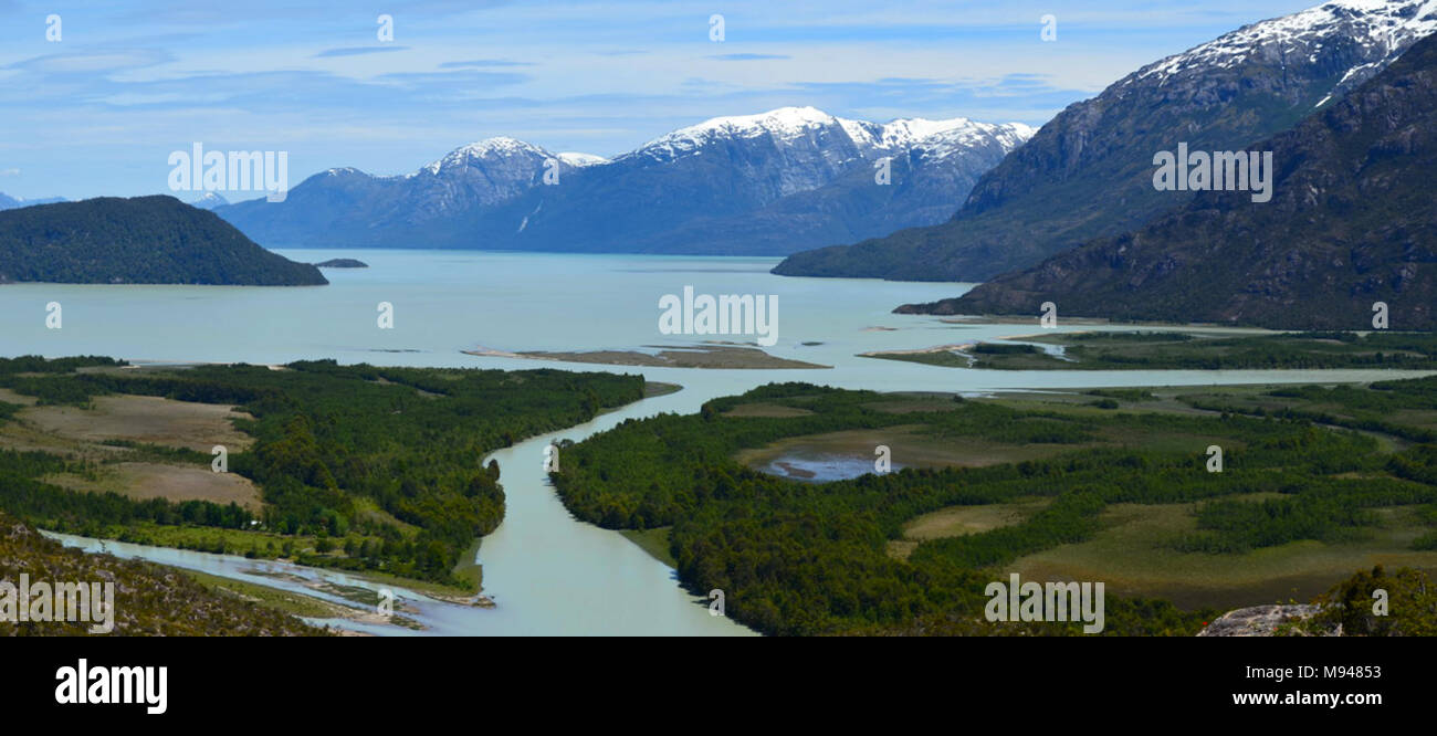 Baker river patagonia dam hi-res stock photography and images - Alamy