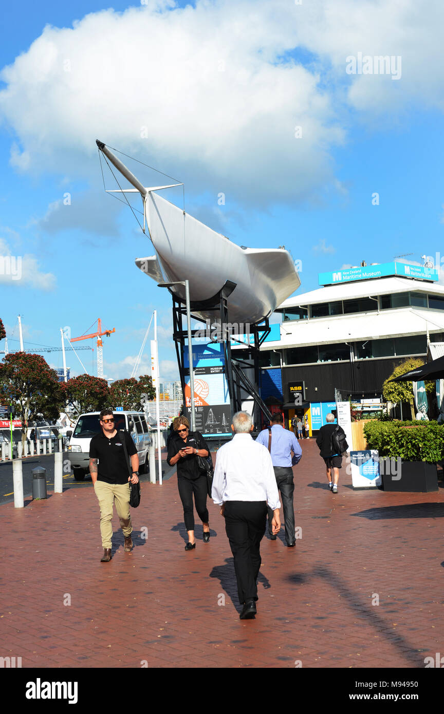 The New Zealand Maritime museum in Auckland Stock Photo - Alamy