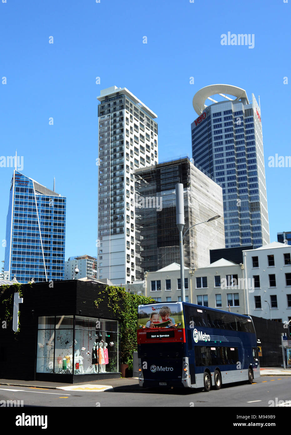 Auckland's city skyline is rising as new modern building and ...