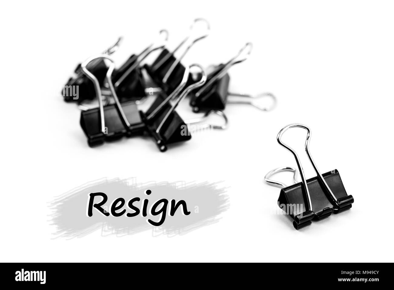 Job resignation Cut Out Stock Images & Pictures - Alamy