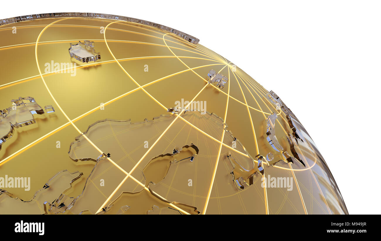 Golden globe design hi-res stock photography and images - Alamy