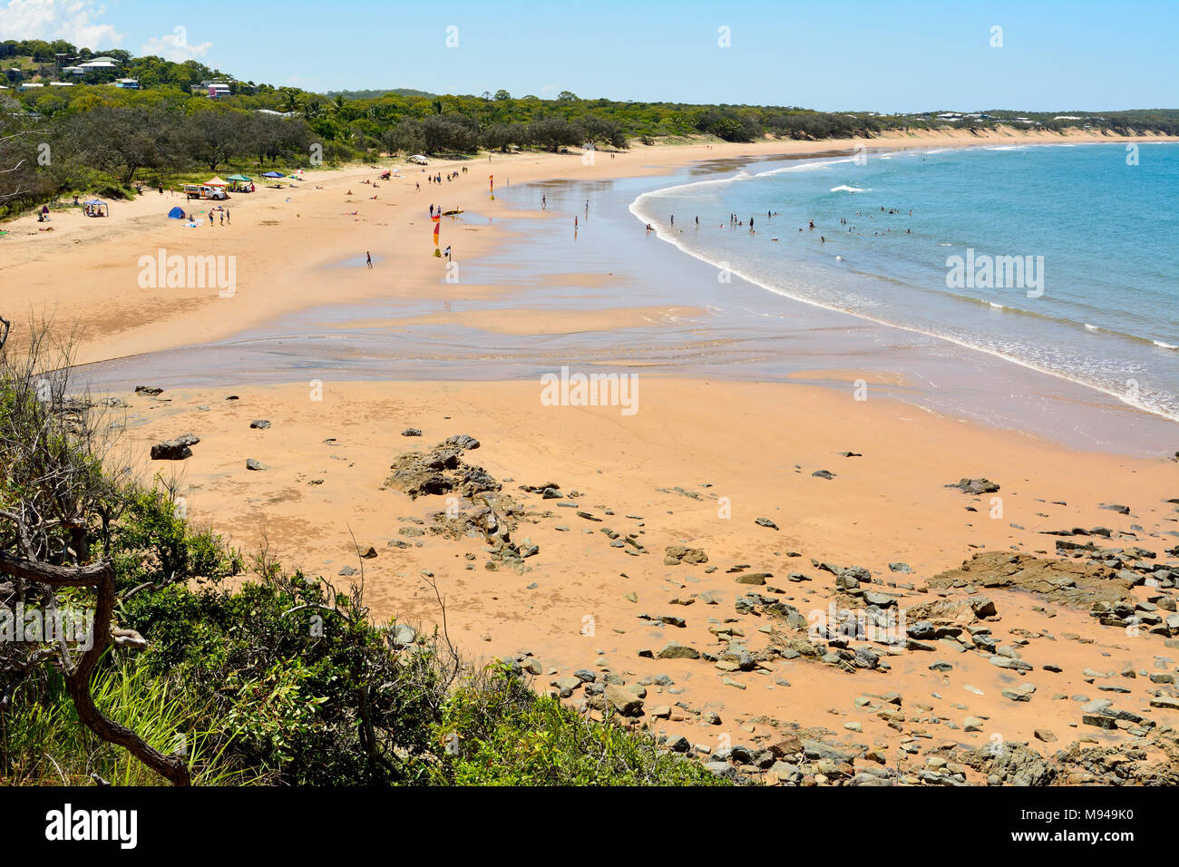 Main Beach in Agnes Water, Queensland, Australia Stock Photo - Alamy