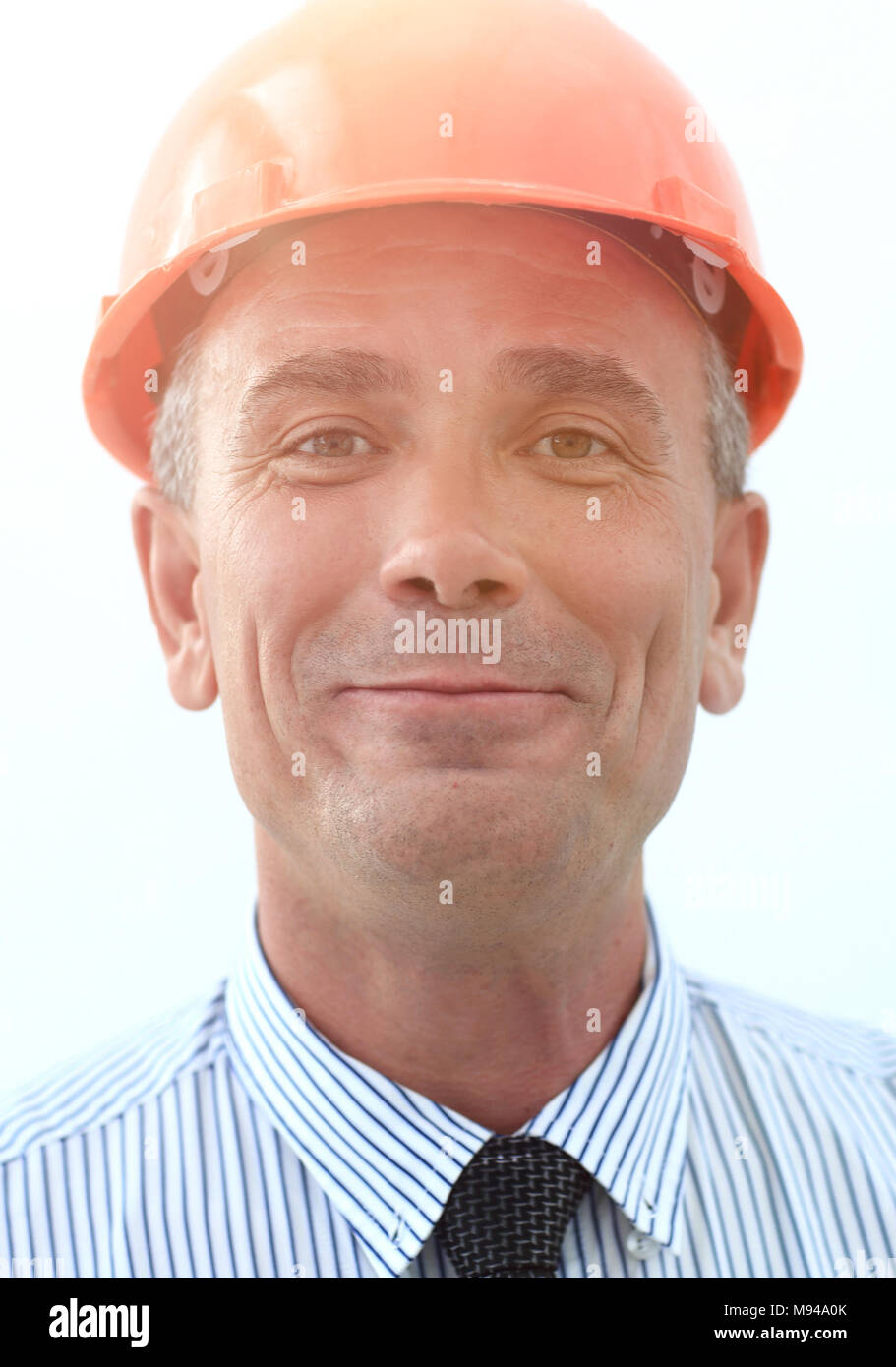Closeup professional architect engineer face hi-res stock photography ...
