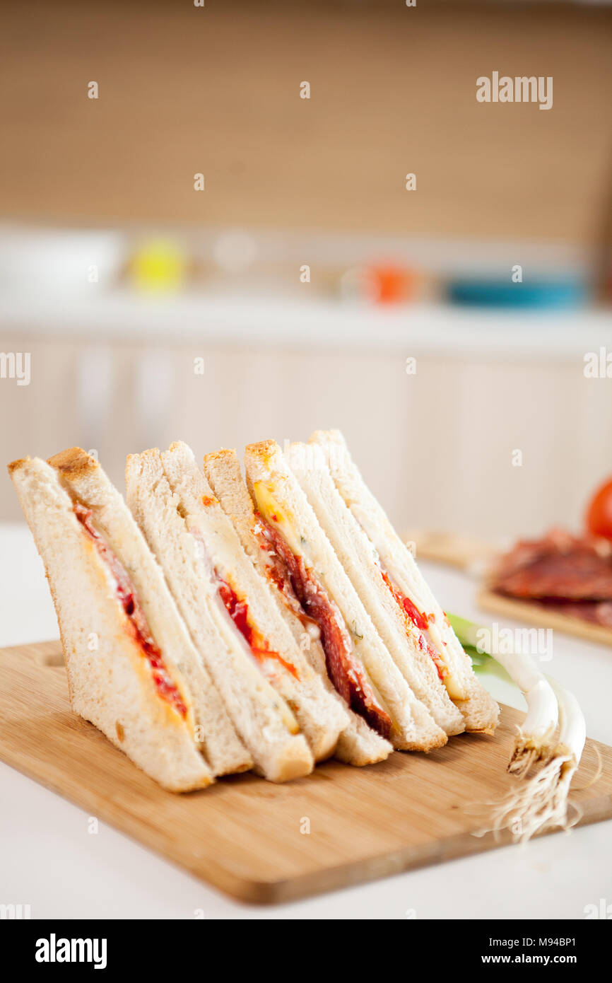Club sandwich white hi-res stock photography and images - Alamy