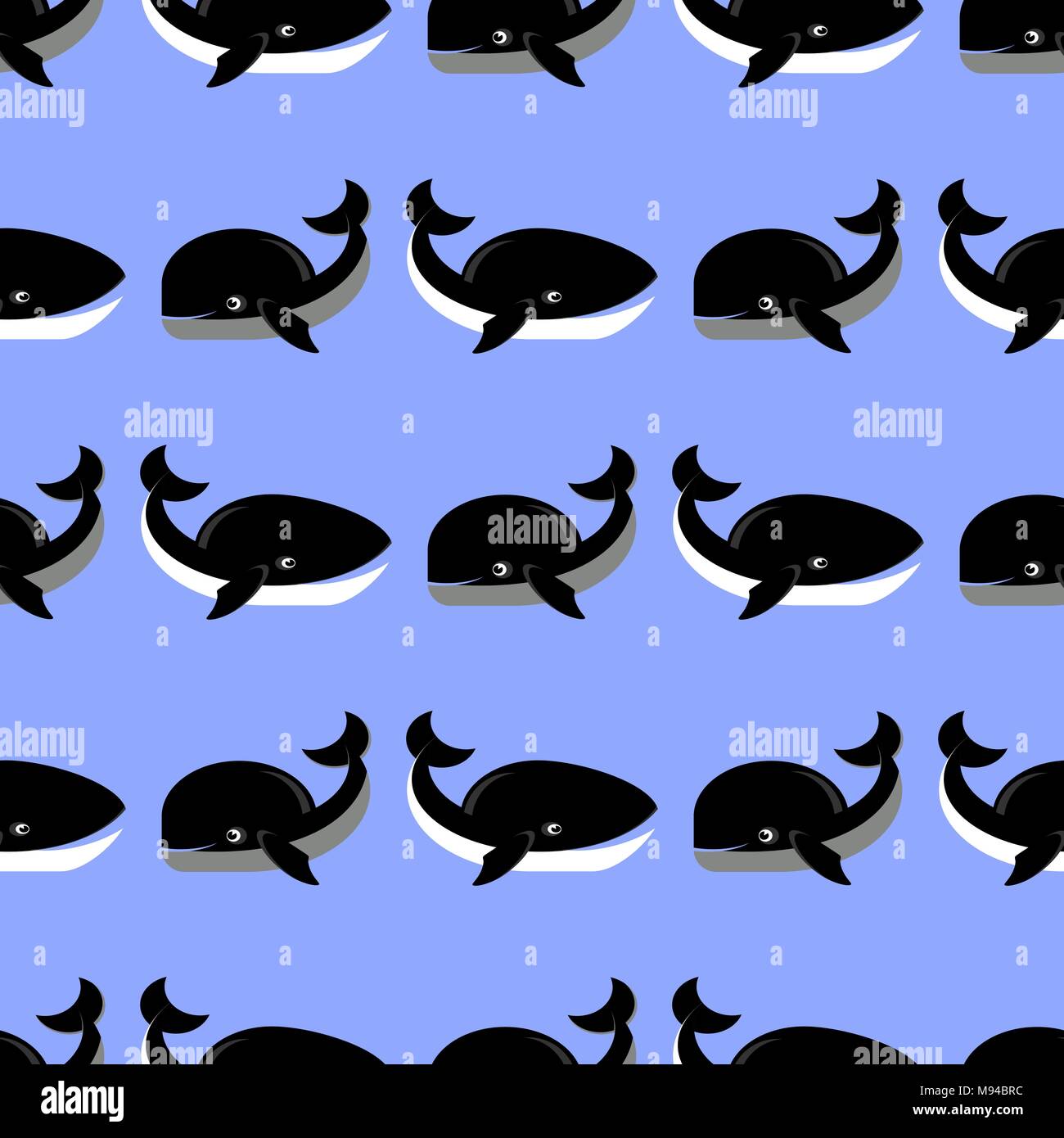 Whale tile Stock Vector Images - Alamy