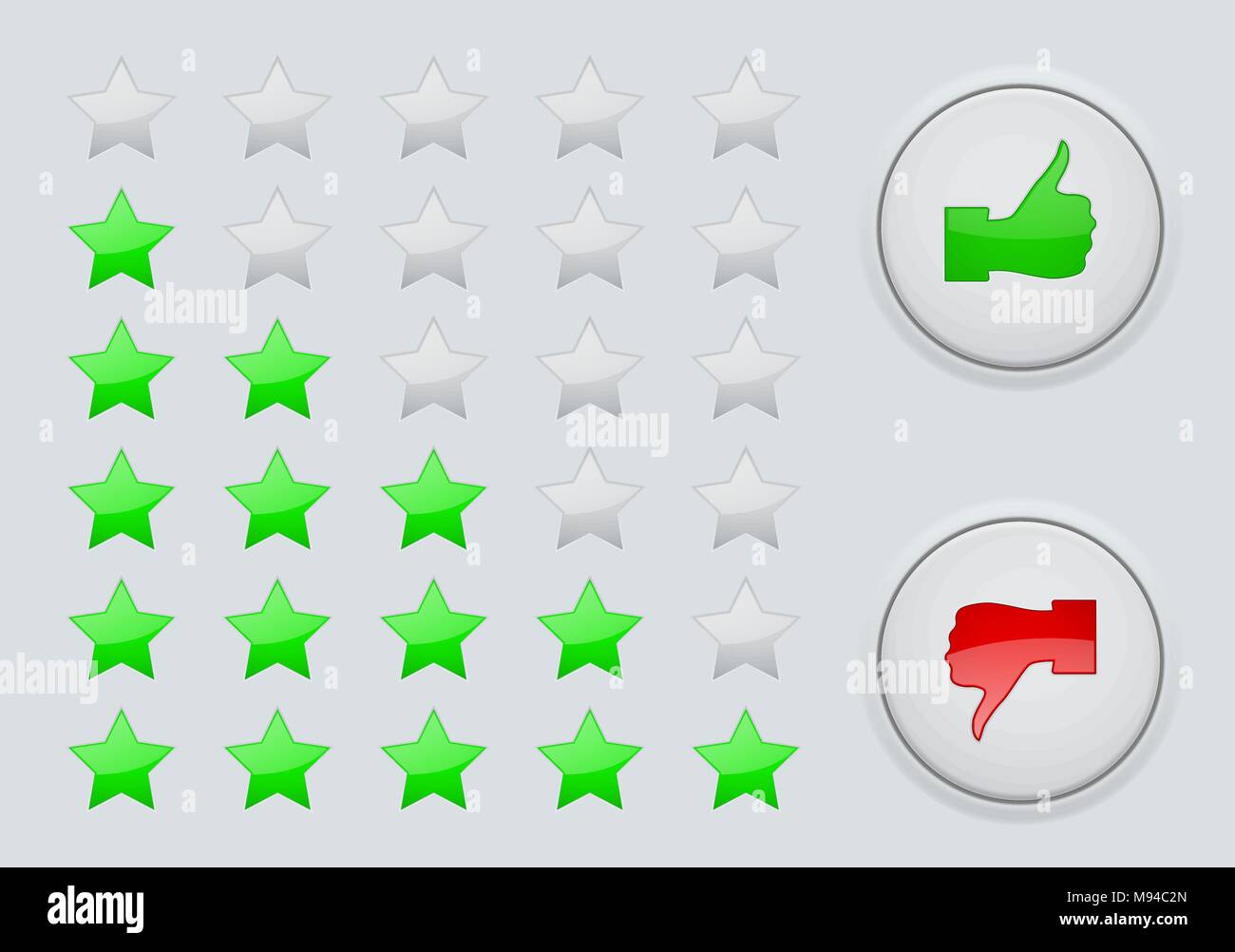 Rate ranking rating stars Stock Vector Images - Alamy