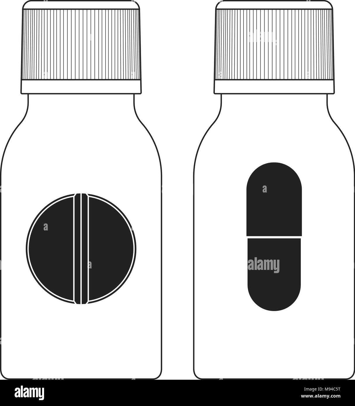 Small white blank plastic Stock Vector Images - Alamy