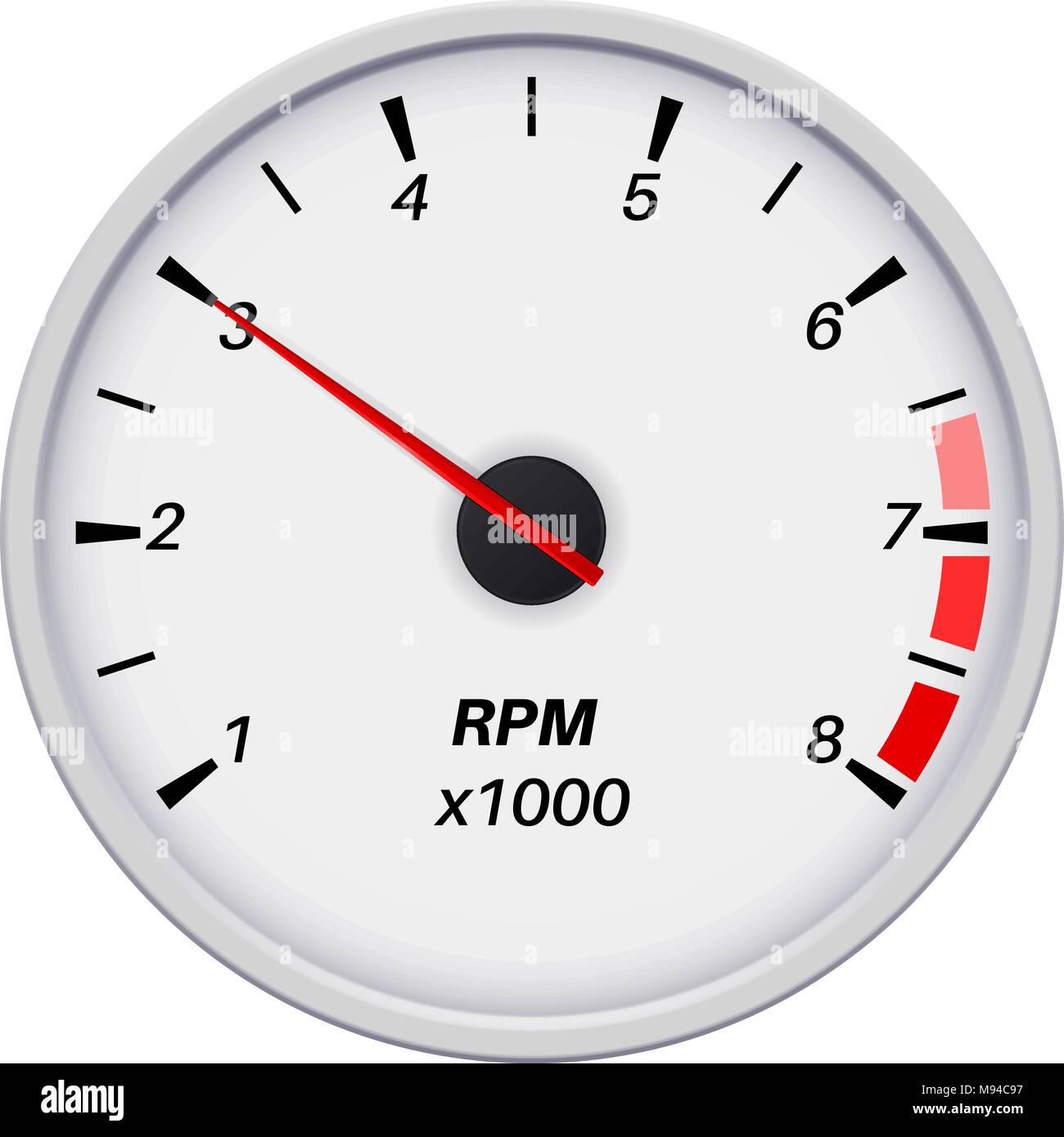 Tachometer illustration hi-res stock photography and images - Alamy