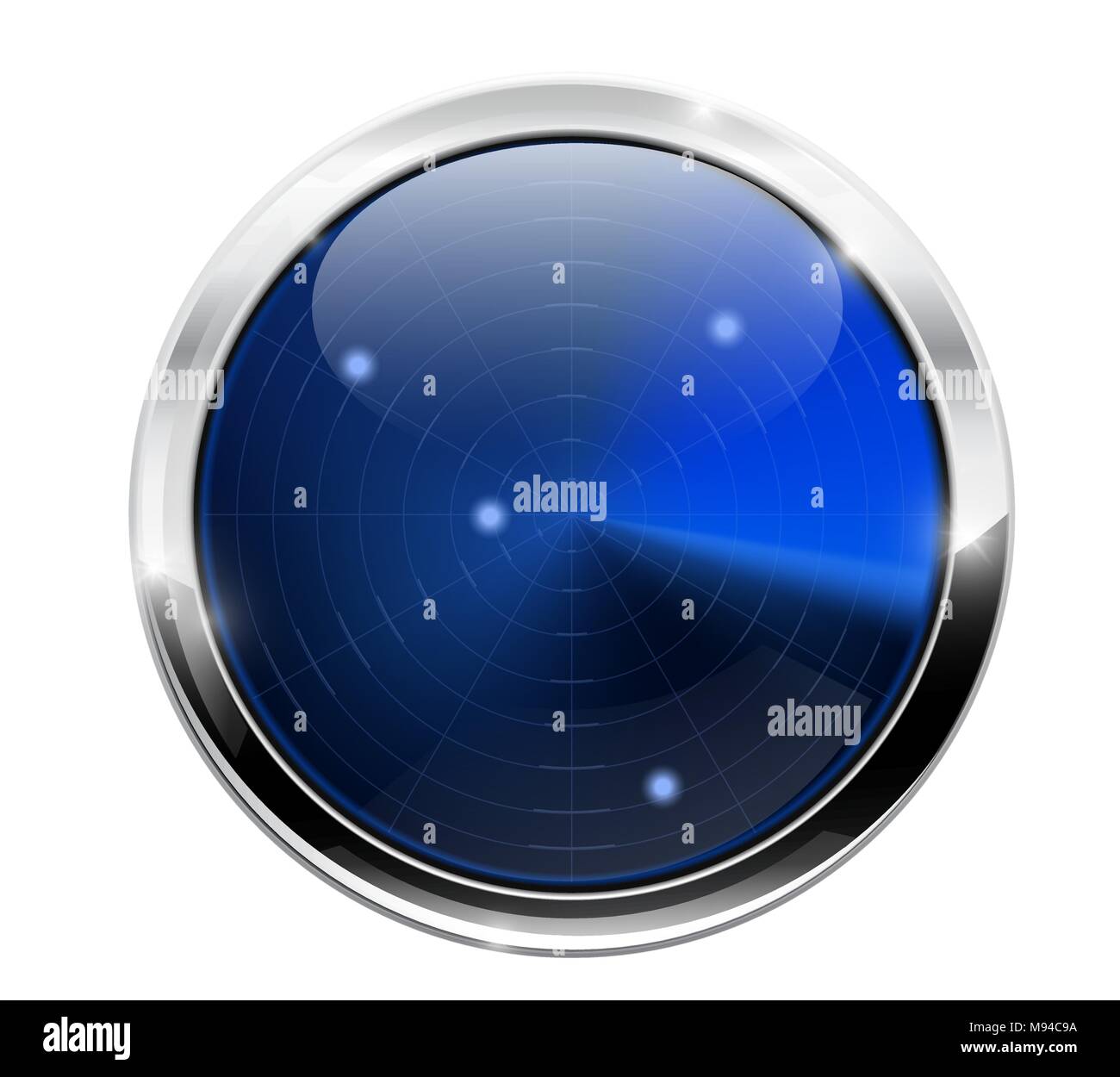 Radar blip Stock Vector Images - Alamy