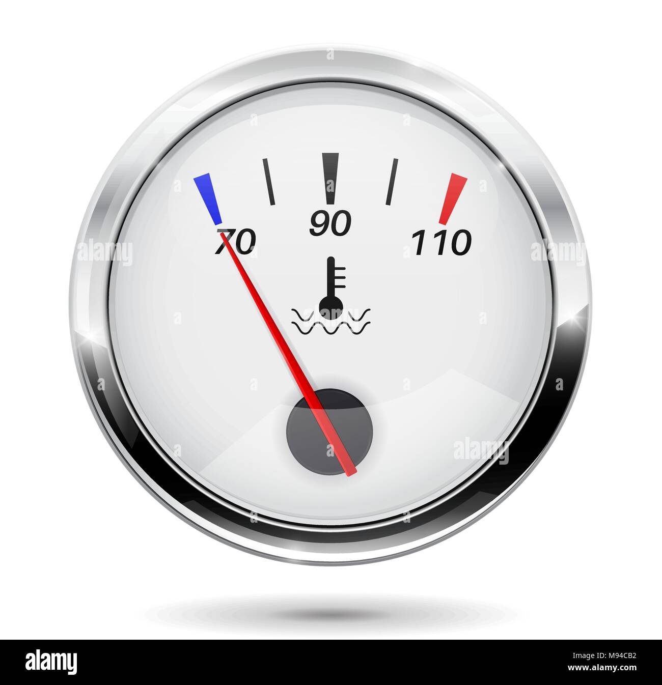 Temperature gauge illustration hi-res stock photography and images - Alamy