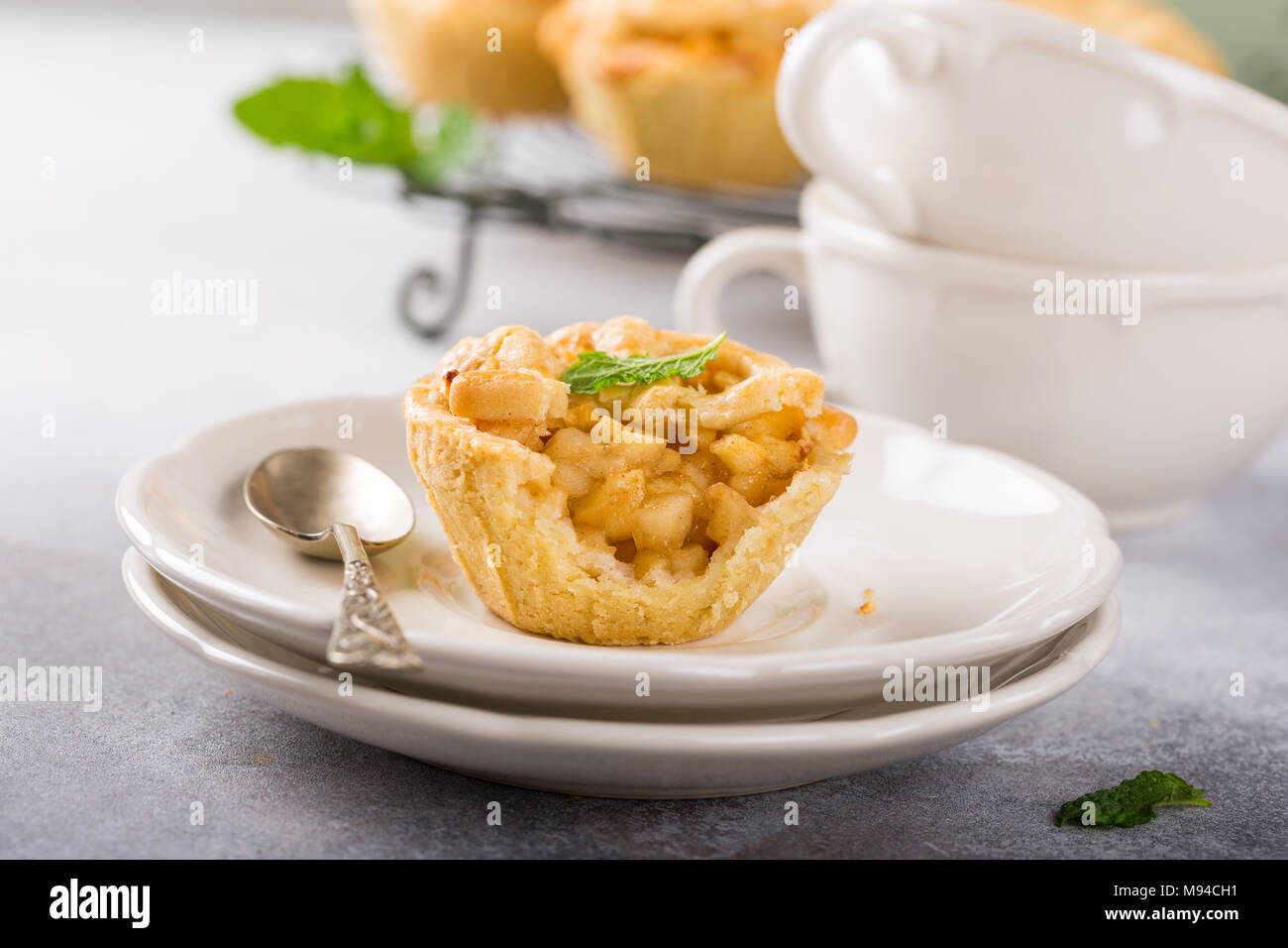 Homemade mini apple pies Stock Photo - Alamy