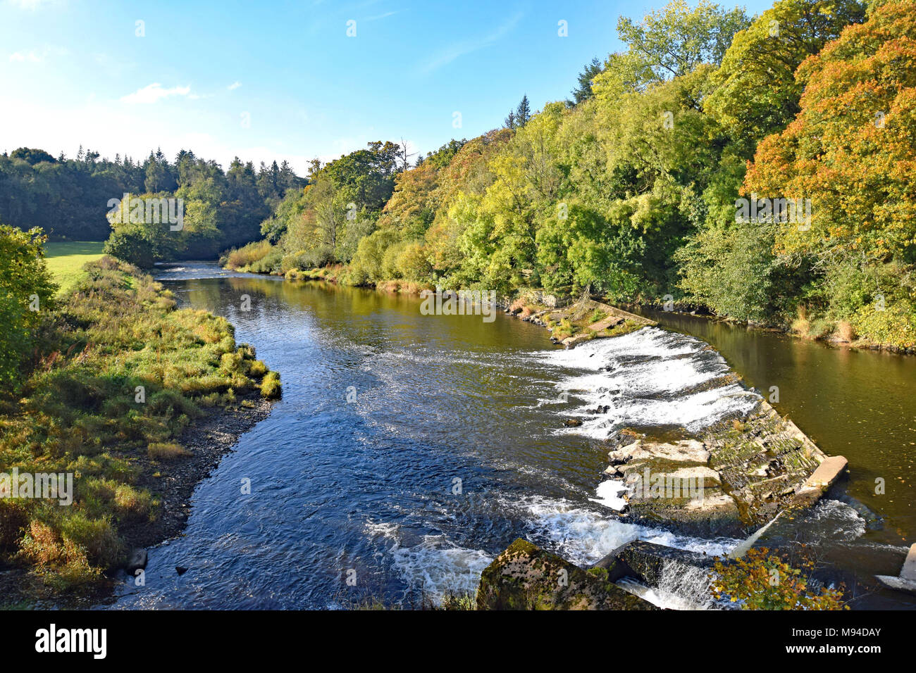 Beam weir on the River Torridge, between Torrington and Bideford ...