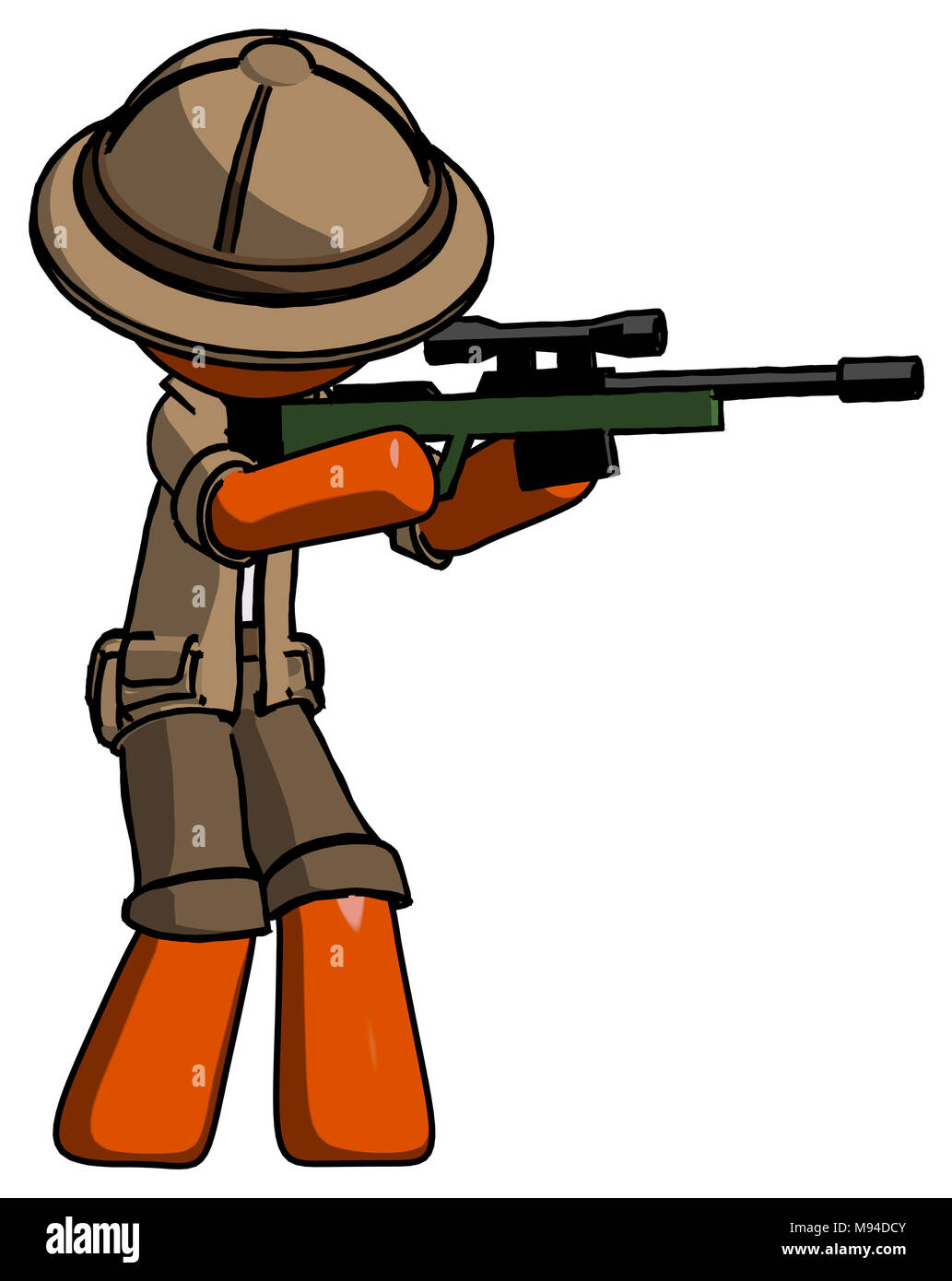 Cartoon Soldier Sniper