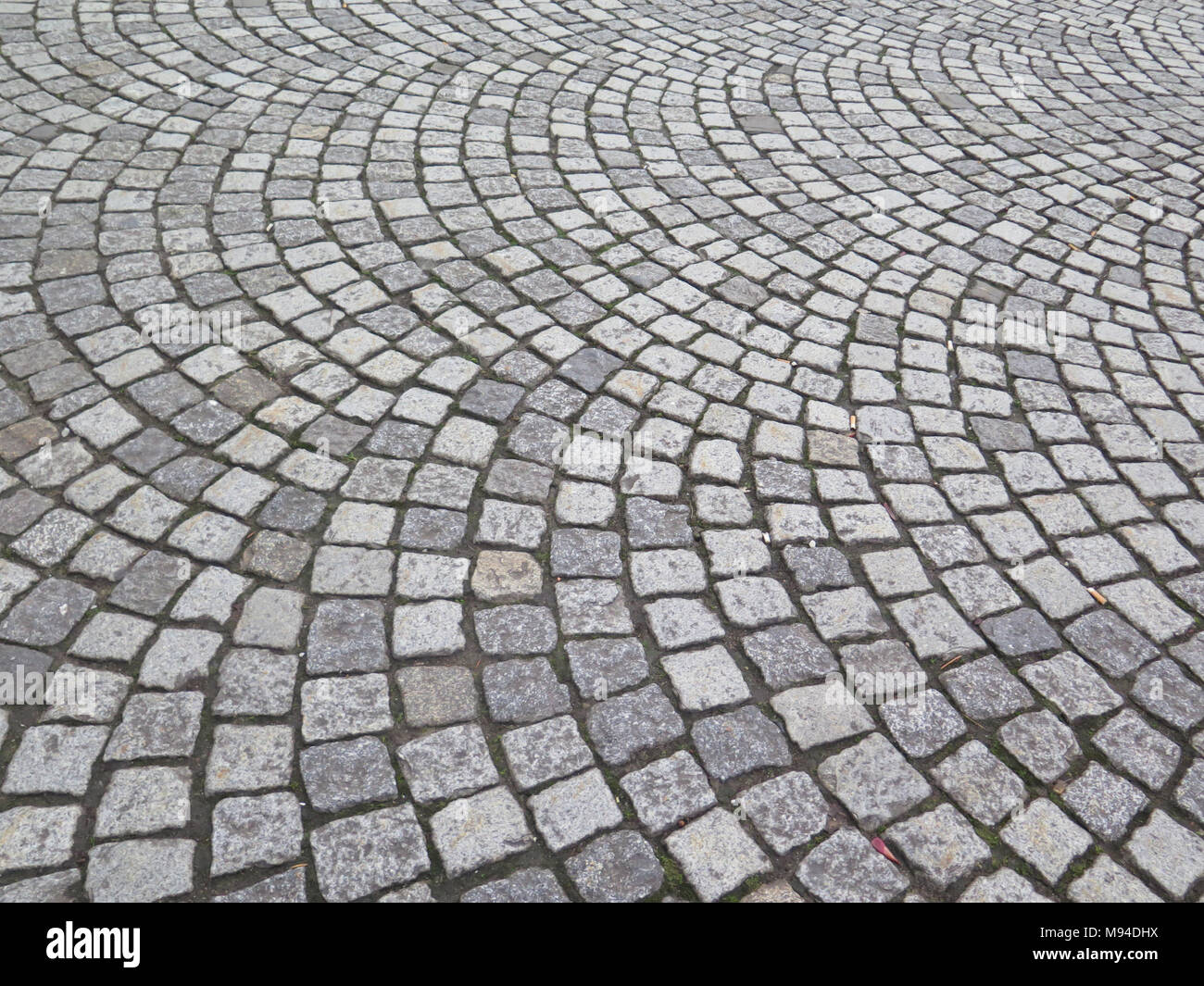 Cobble Stone pattern in town square in Munster, Germany Stock Photo - Alamy