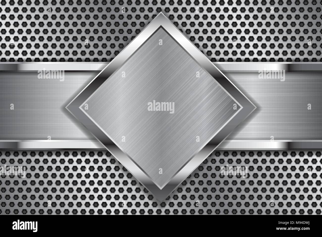 Aluminum metal sheet board Stock Vector Images - Alamy