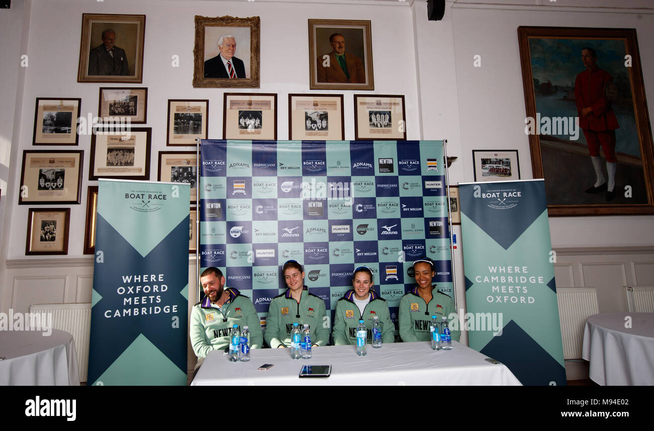 Cambridge universitys blue boat coach rob baker hi-res stock ...