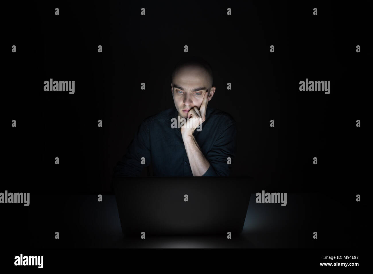 Computer sad face hi-res stock photography and images - Alamy