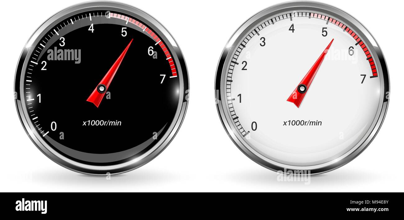 Industrial pressure gauges Stock Vector Images - Alamy