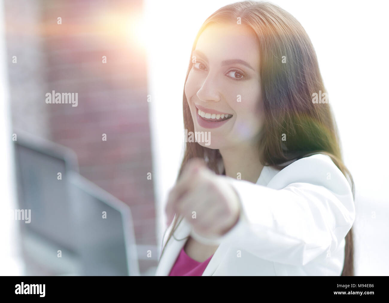 Senior woman pointing finger laughing hi-res stock photography and ...