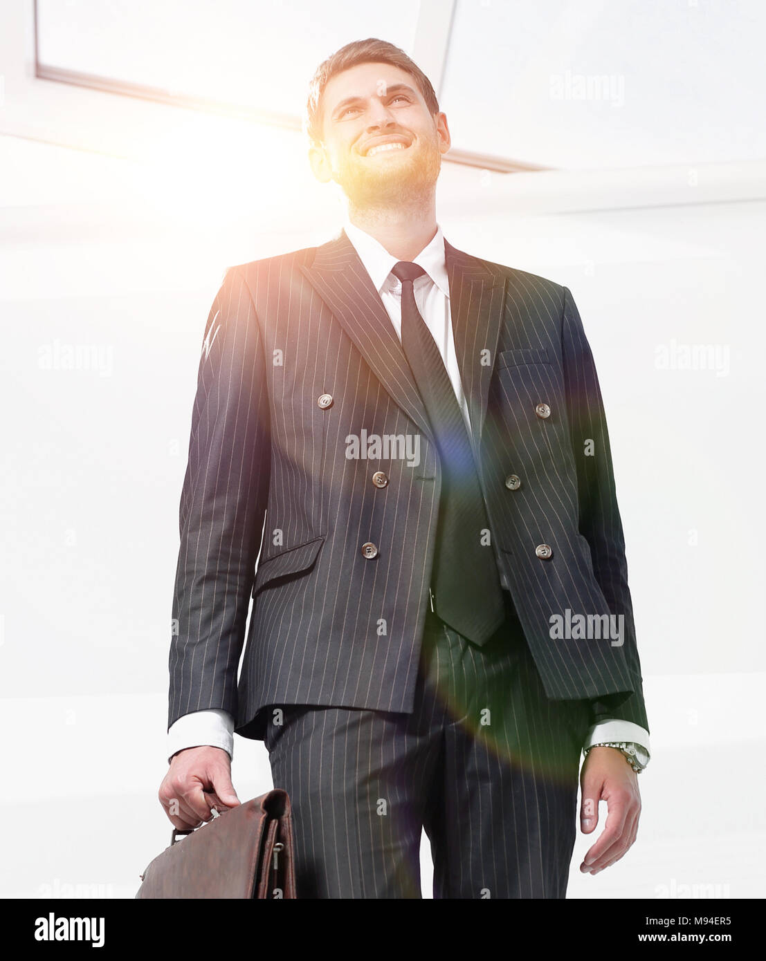 portrait of a successful lawyer isolated on white background Stock ...