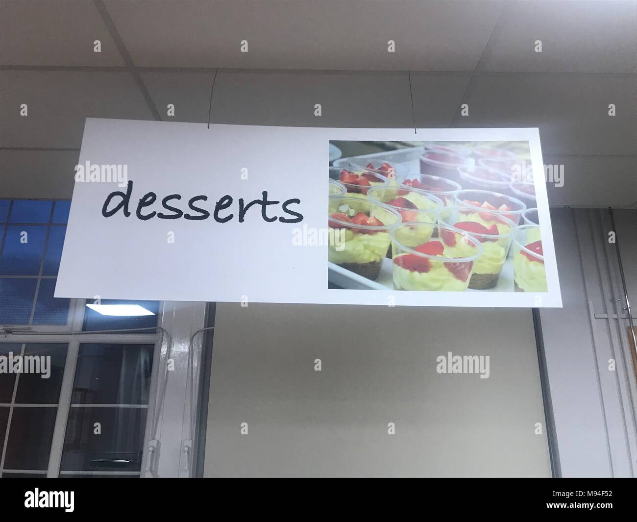 Canteen serving hatch hi-res stock photography and images - Alamy