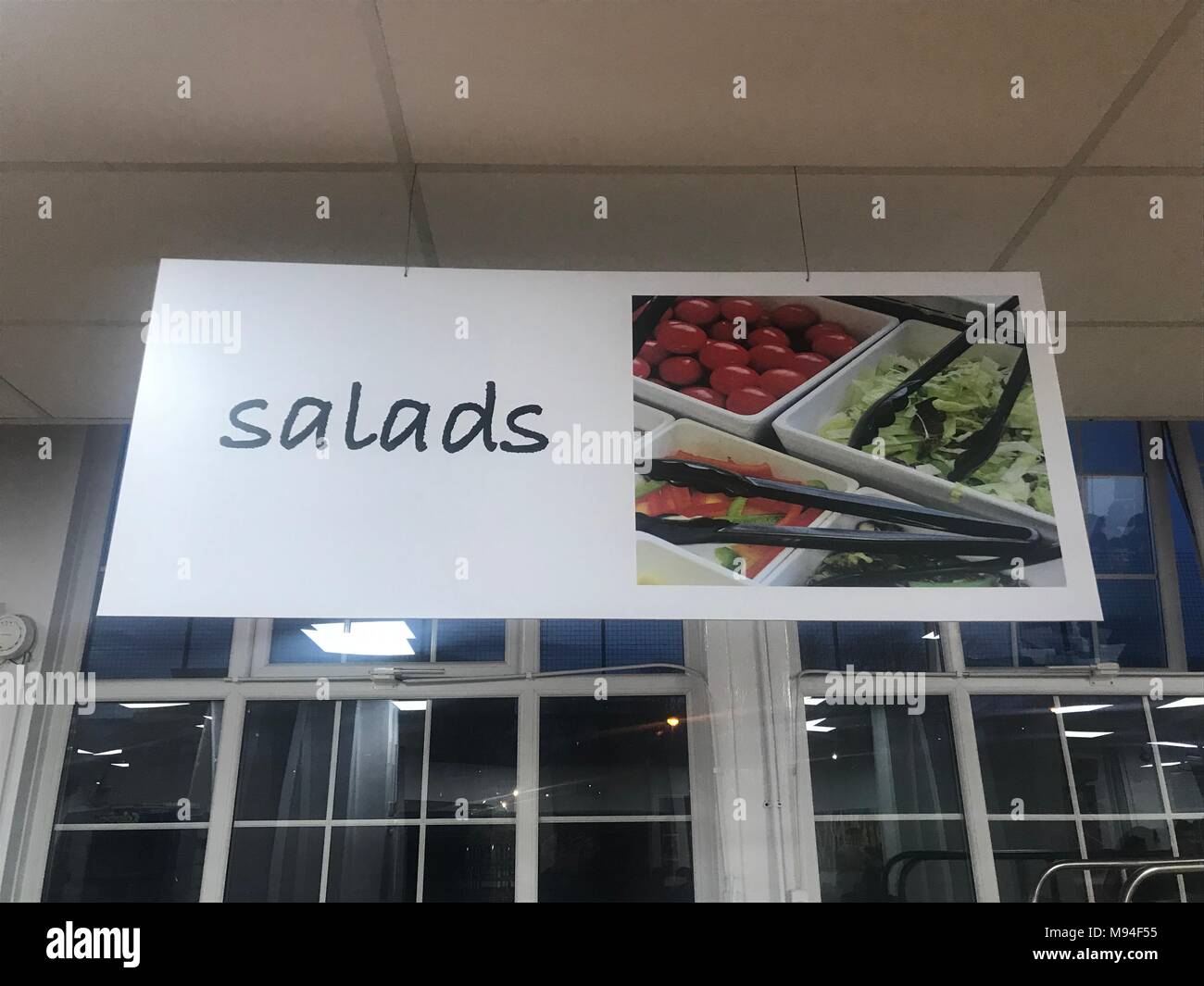 Canteen serving hatch hi-res stock photography and images - Alamy