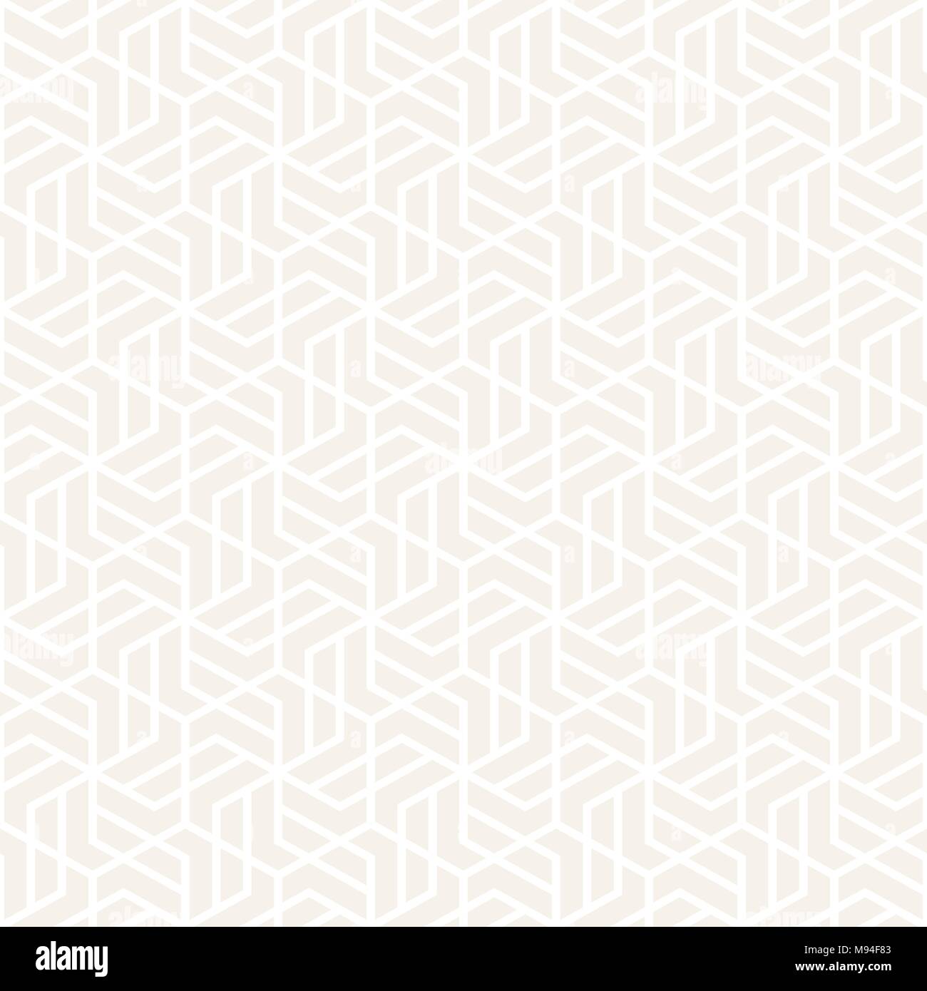 Vector Seamless Subtle Lattice Pattern Modern Stylish Texture With Monochrome Trellis