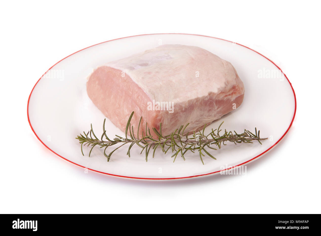 Boneless loin joint Cut Out Stock Images & Pictures - Alamy