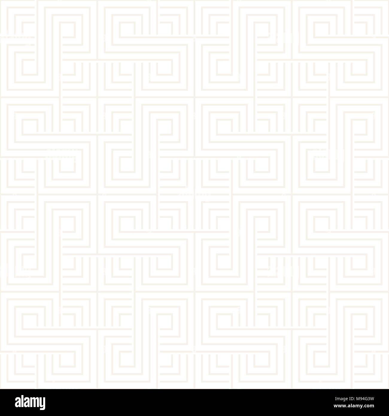 Vector seamless subtle lattice pattern. Modern stylish texture with monochrome trellis ...