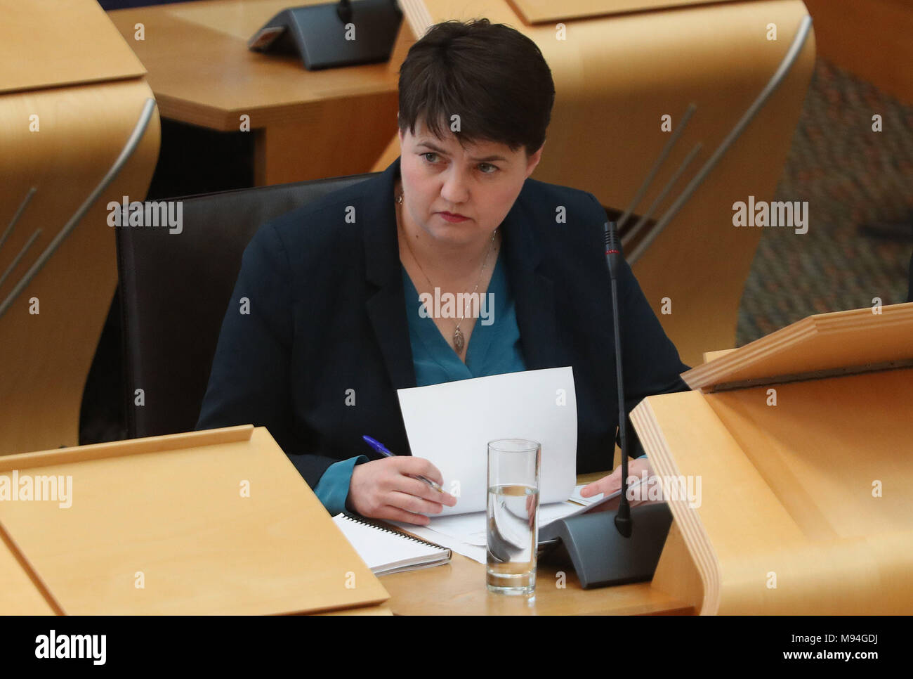 Scottish Conservative leader Ruth Davidson during First Ministers ...