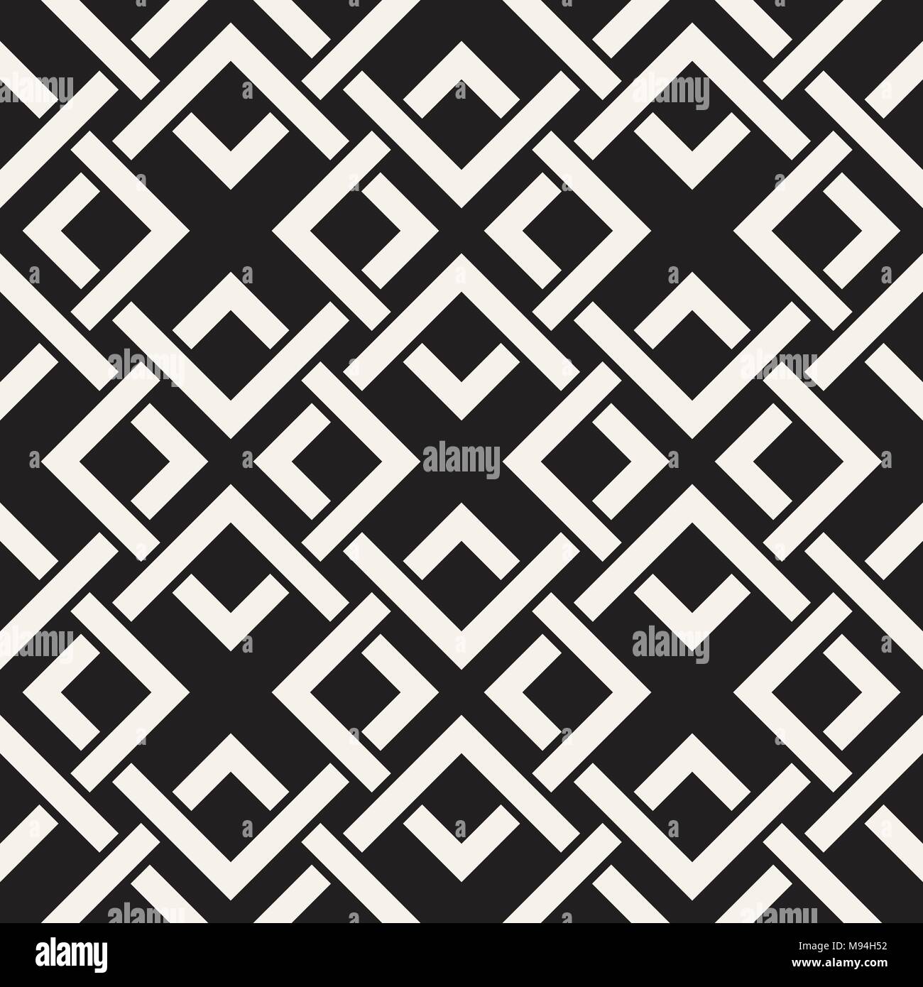 Vector Seamless Lines Pattern Abstract Background With Interweaving