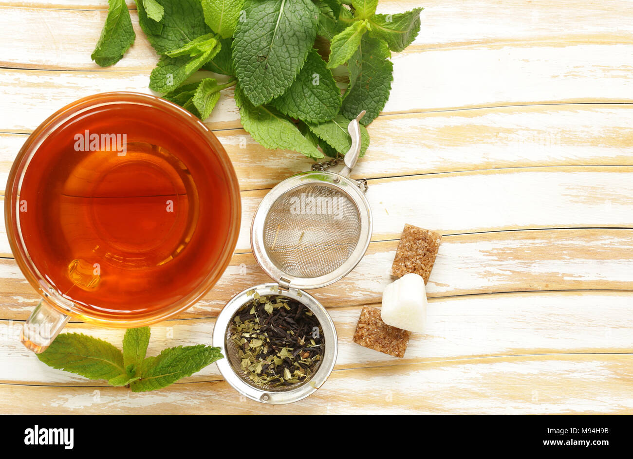 cup refreshing tea drink for healthy food Stock Photo - Alamy