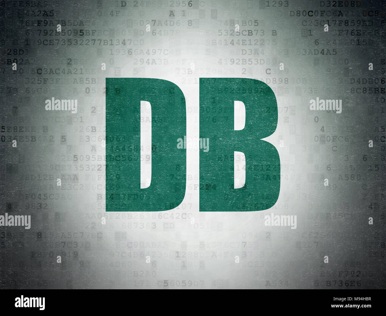 Stock market indexes concept: DB on Digital Data Paper background Stock ...