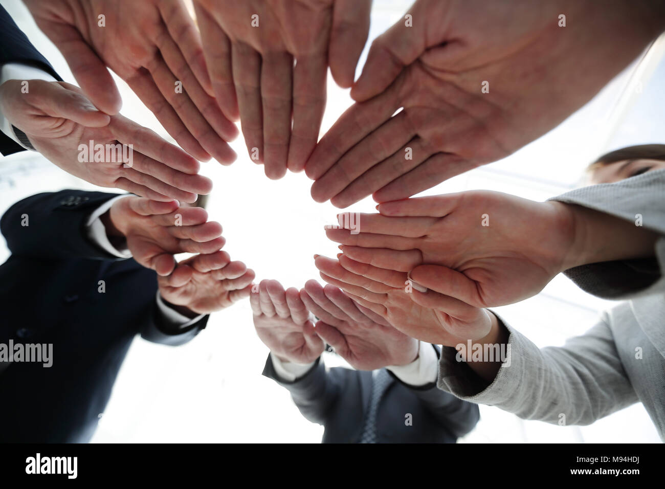concept of teamwork and unity Stock Photo - Alamy