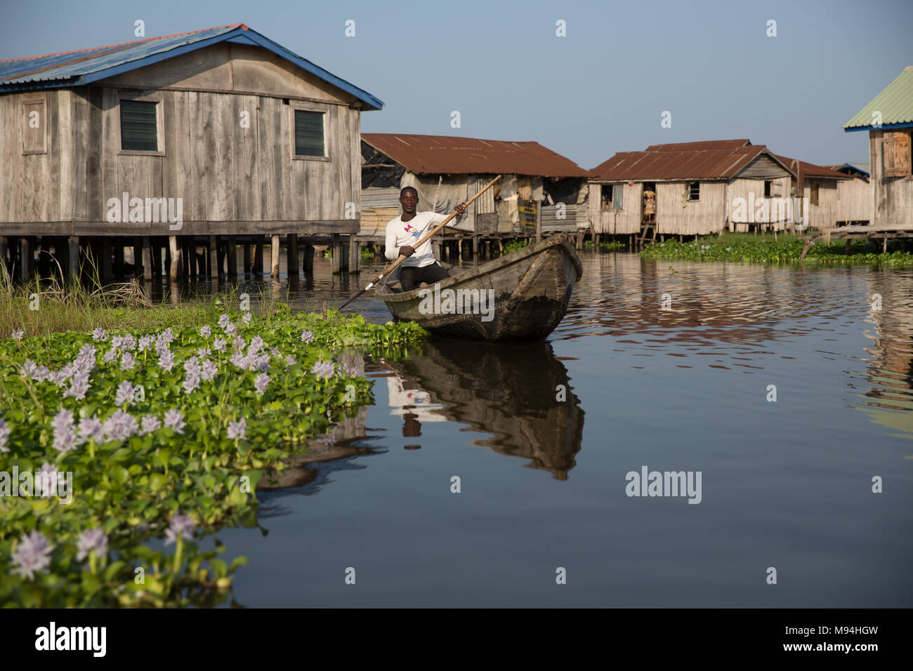 Benin west africa cotonou boat hi-res stock photography and images - Alamy