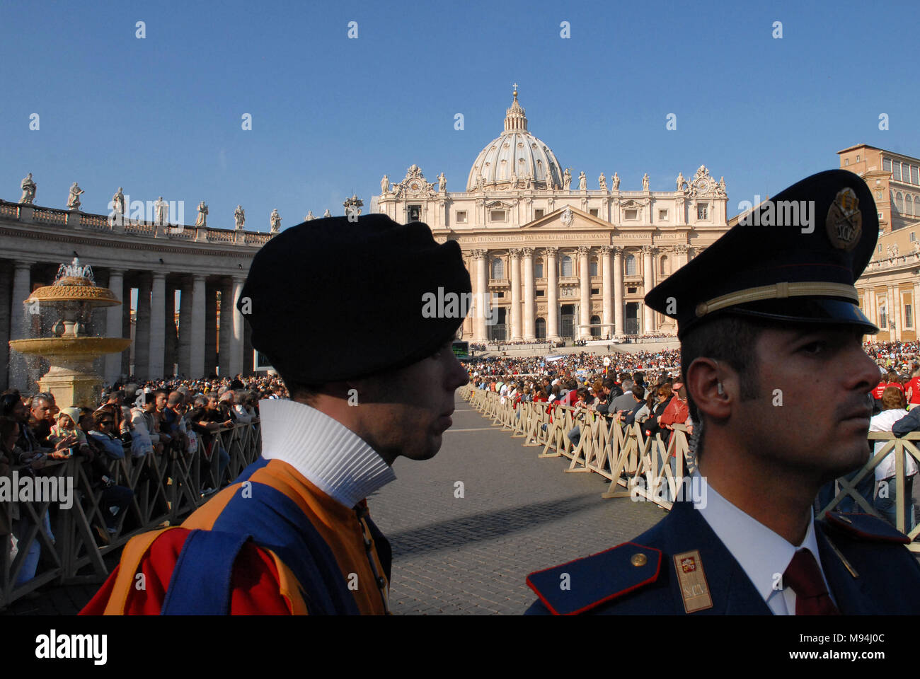 The vatican gendarmerie at the vatican hi-res stock photography and ...