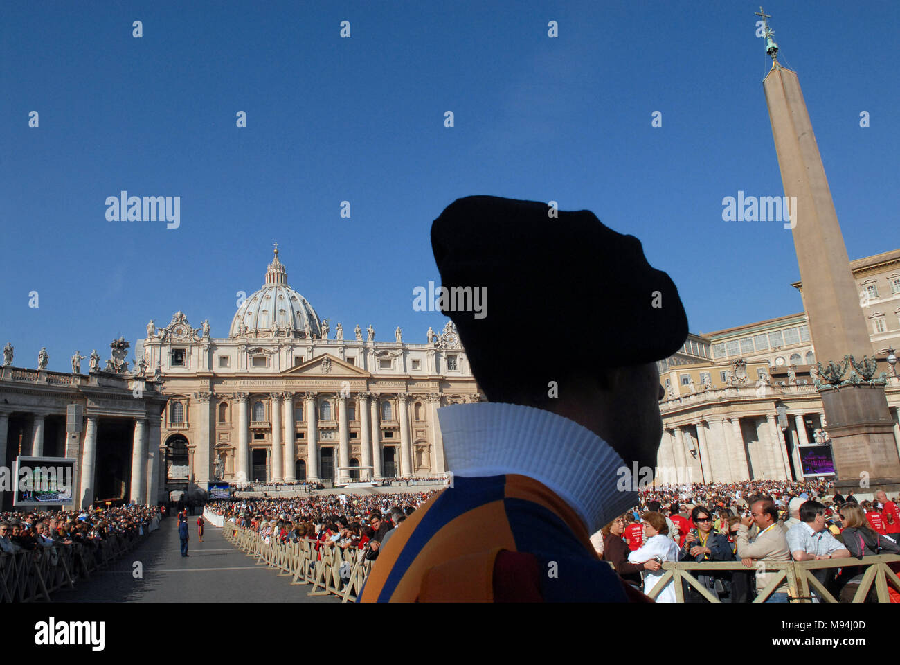 The Vatican Gendarmerie At The Vatican High Resolution Stock ...