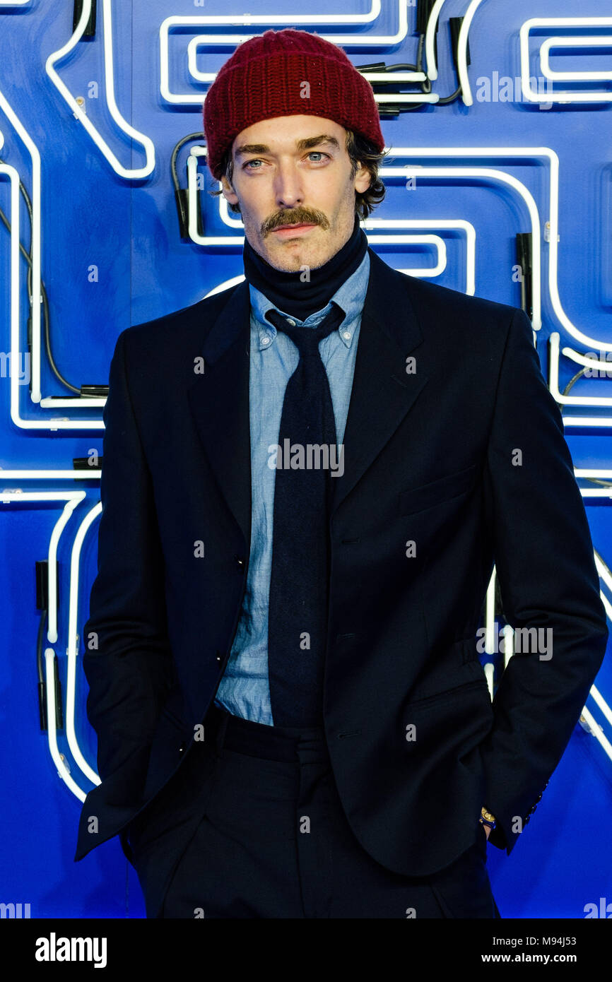 Richard Biedul attends the The European Premiere of Ready Player One ...