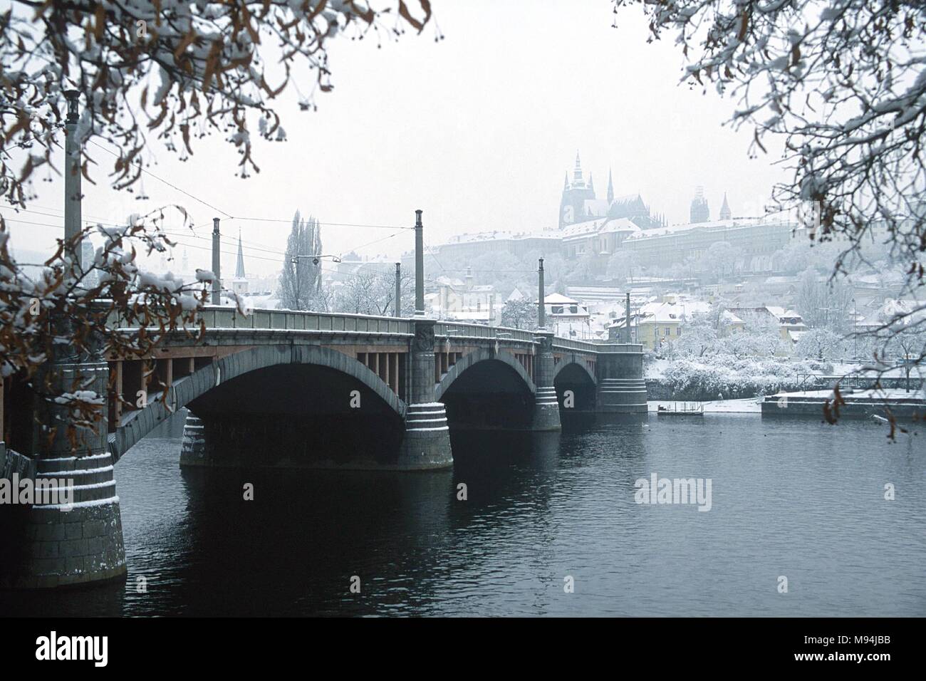 Prague, Czech Republic in January 2002 Stock Photo - Alamy
