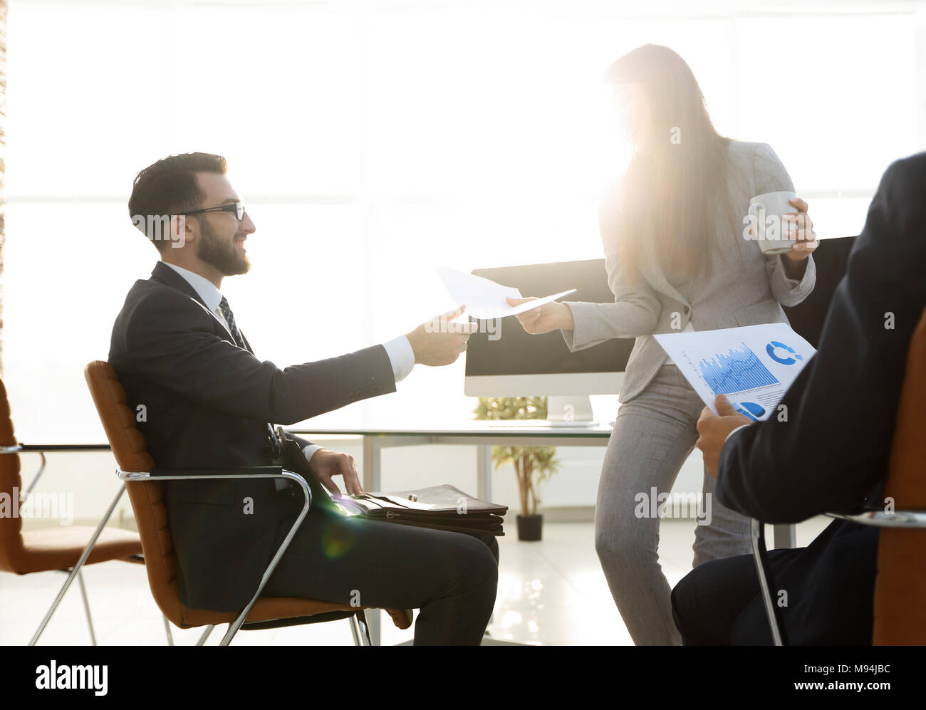 working day in the office Stock Photo - Alamy